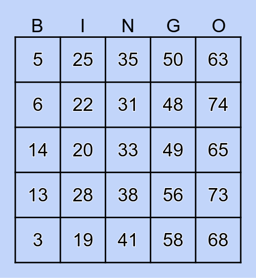 Father's Day Bingo! Bingo Card
