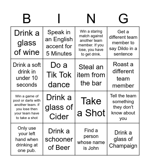 BCWC BINGO Card