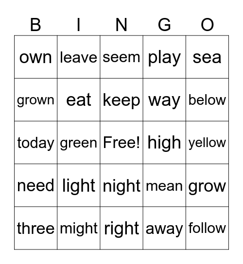 Vowel Teams Review UFLI 88 Bingo Card