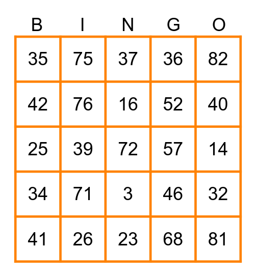 Medbery Makerspace 3D Print Bingo Card