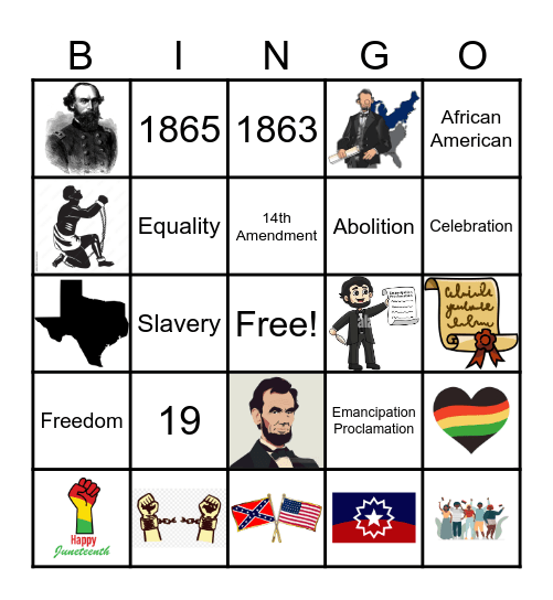 JUNETEENTH BINGO Card