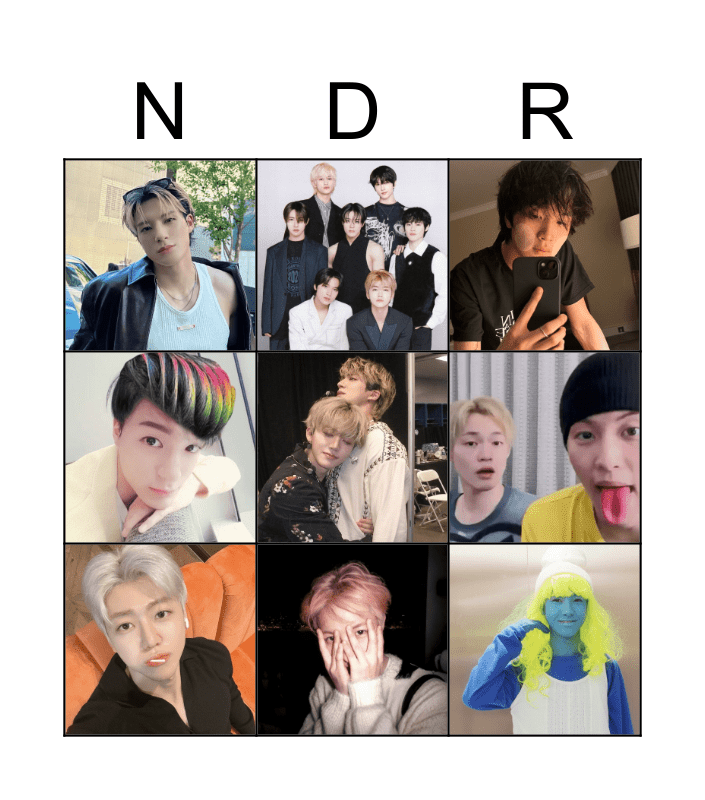 7 DREAM BINGO Card