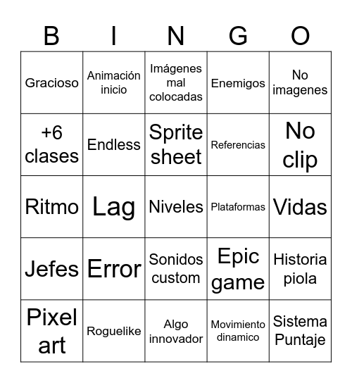 Tp final programación Bingo Card