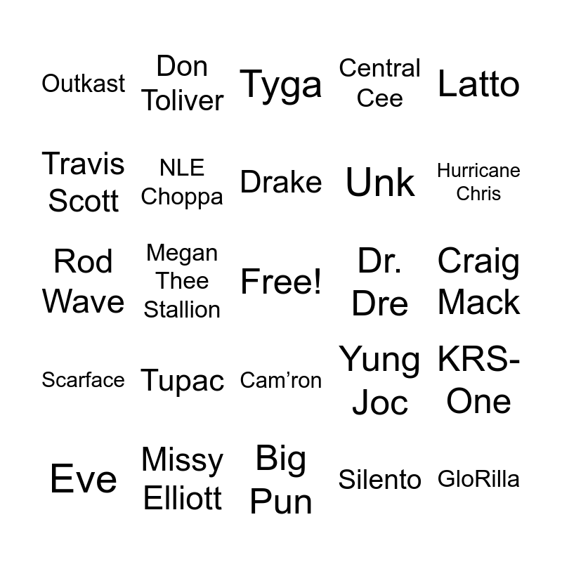 BINGO ROUND 2 Bingo Card