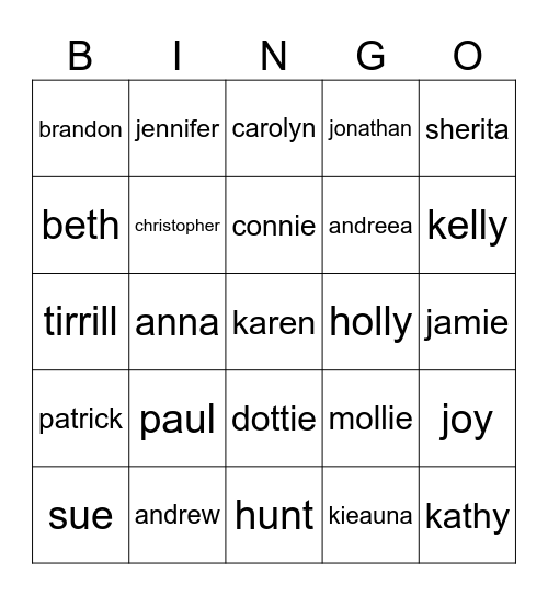 City Attorney Bingo Card