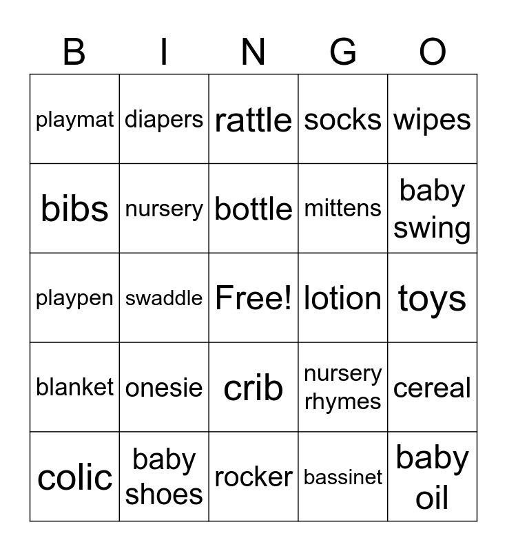 OUO GPA Bingo Card