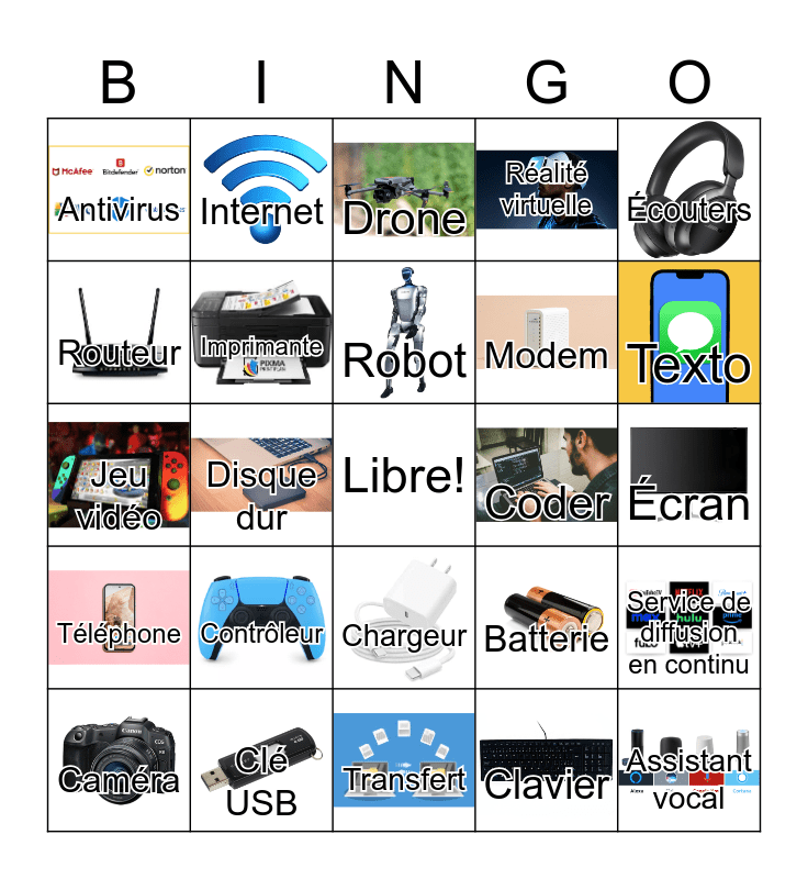 La technologie Bingo Card