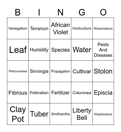 Liberty Bell Bingo Card