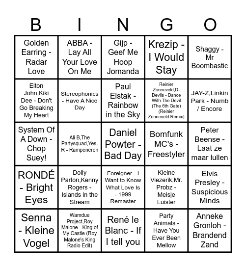 HIT Bingo powered by TP&L Bingo Card