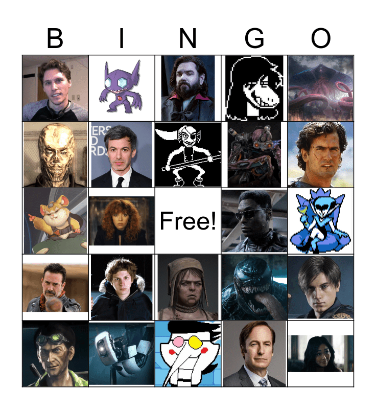 Charlotte’s Blorbo Bingo Card