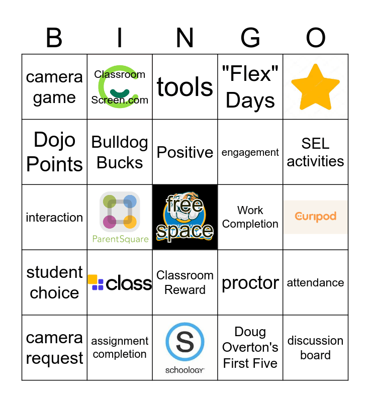 2025 August PD Student Engagement Session Bingo Card