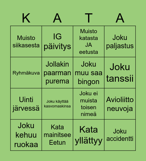 Katan Polttari Bingo Card
