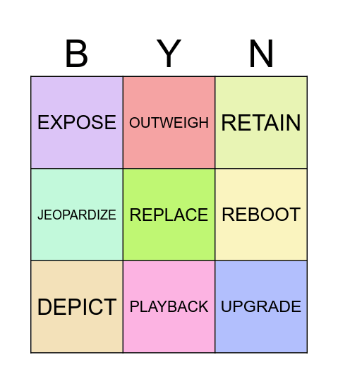 Bingo sin título Bingo Card