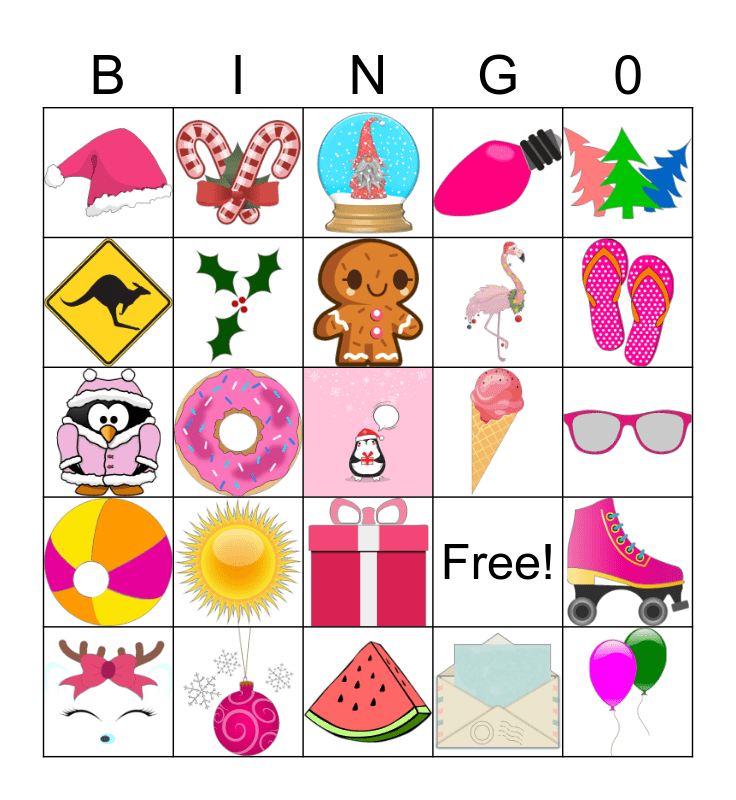 Christmas in July Bingo! Bingo Card