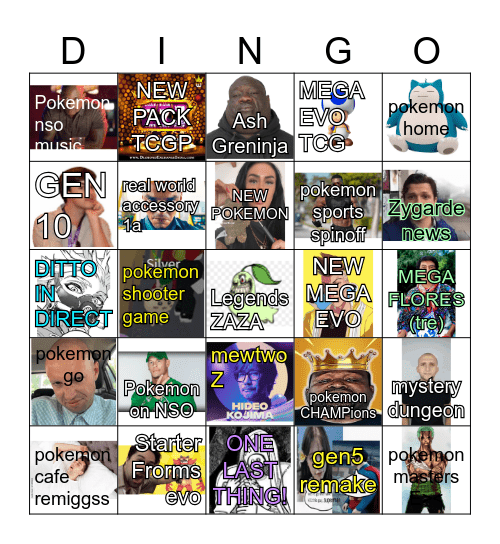 Untitled Dingo Bingo Card