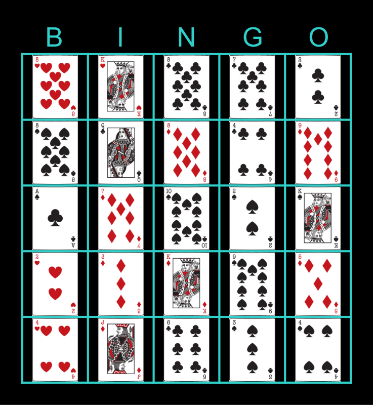 POKENO Bingo Card