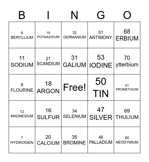 BINGOOOOOOOOOOO Bingo Card