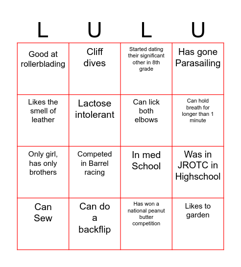 Educator Bingo Card