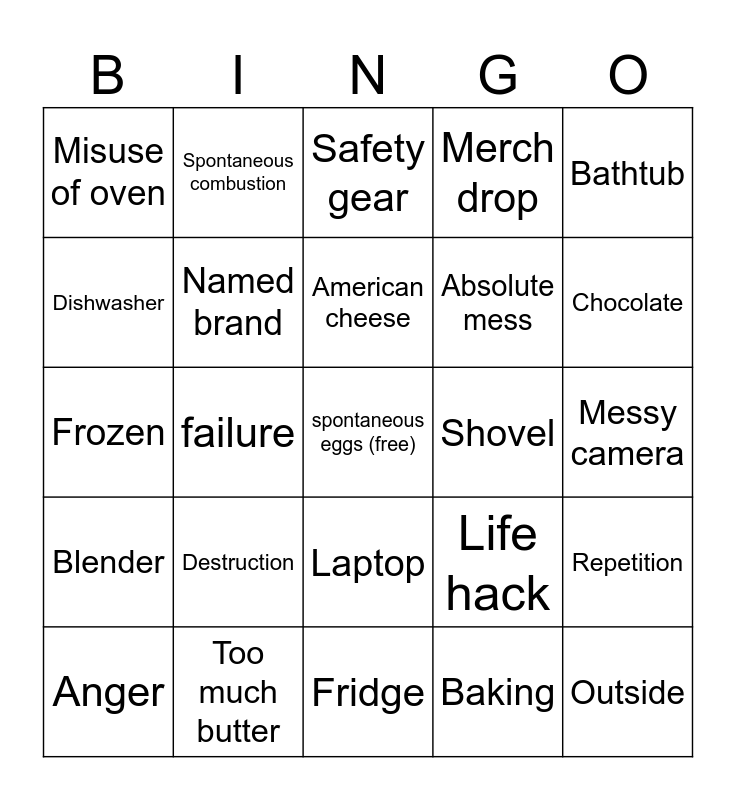 How To Basic Bingo Card