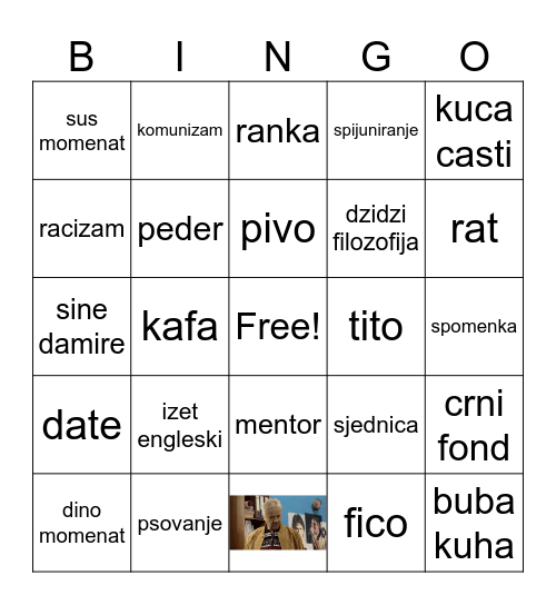 lud zbunjen normalan Bingo Card