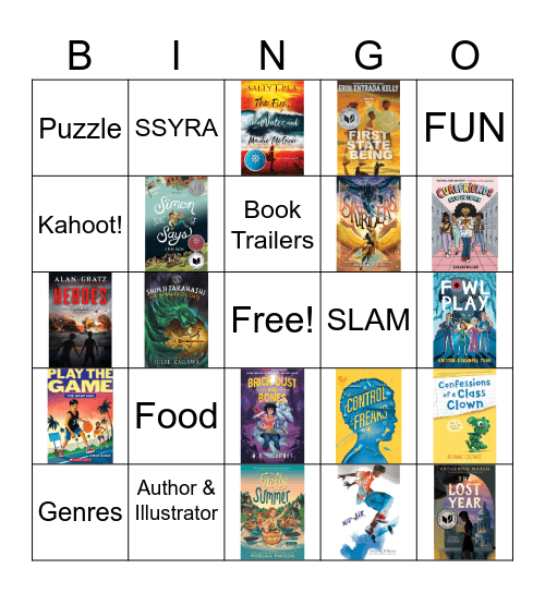 SSYRA 6-8 2025-2026 Bingo Card