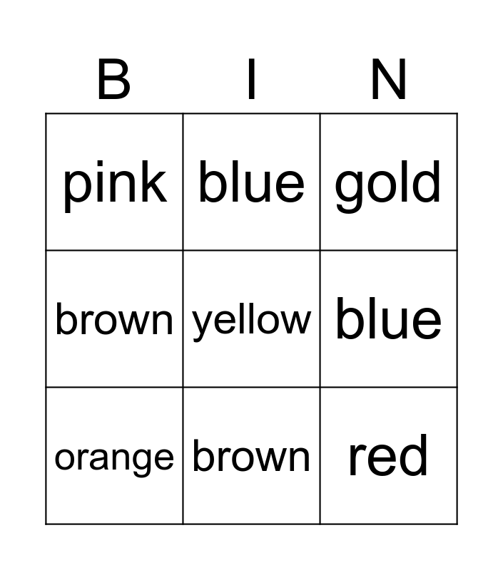 BINGO FOR (REDACTED) Bingo Card