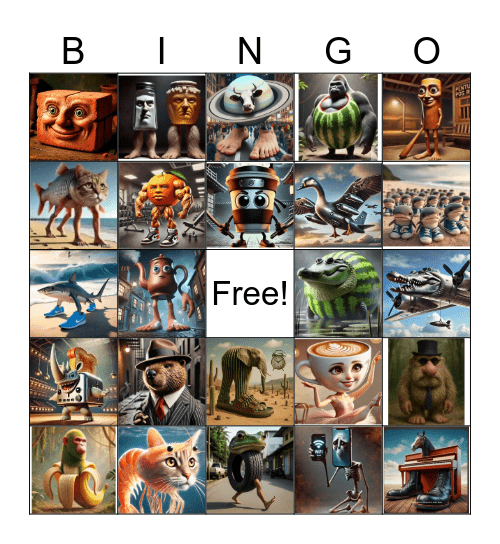 Brainrot bingo Card