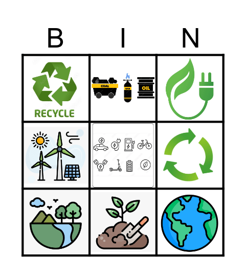 Environment Bingo 2 Bingo Card