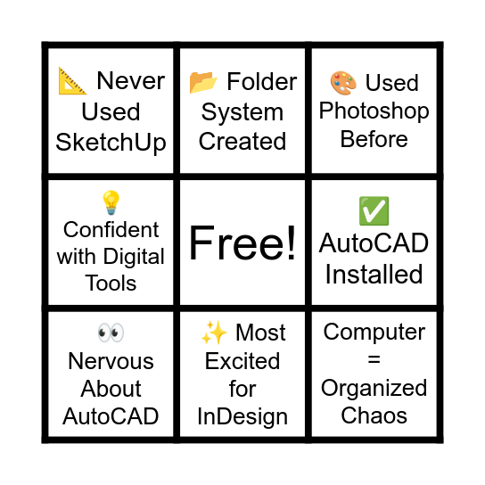 SOFTWARE BINGO Card