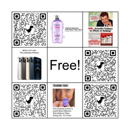 Honest ads bingo Card