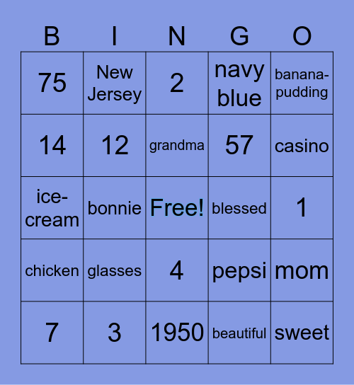 HAPPY BIRTHDAY Bingo Card
