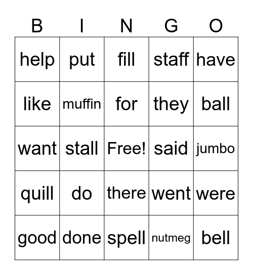 Floss Rule BINGO Card