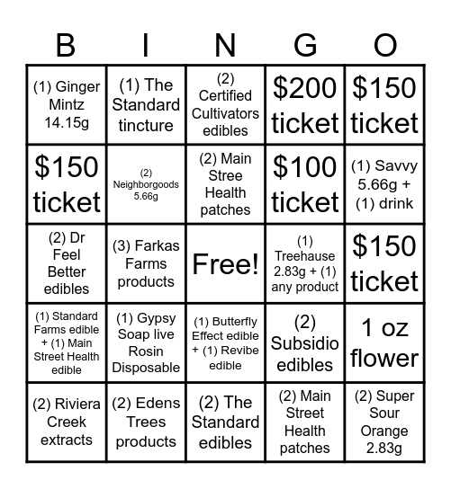Culture Bingo OHIO - week of 9/15 Bingo Card