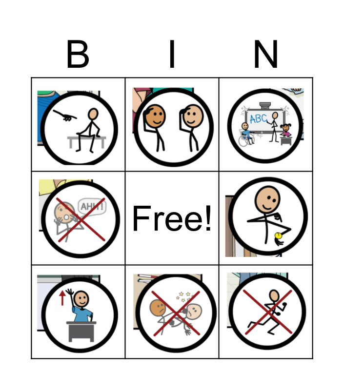 Our Class Rules! Bingo Card