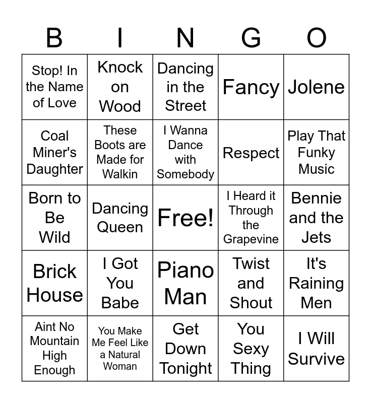 JACC Sips & Dabs- Oldies, but Goodies! Bingo Card
