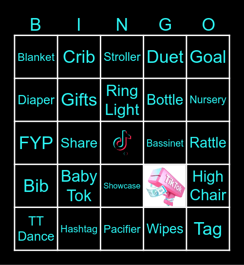 Baby JJ Shower Bingo for TT Bingo Card