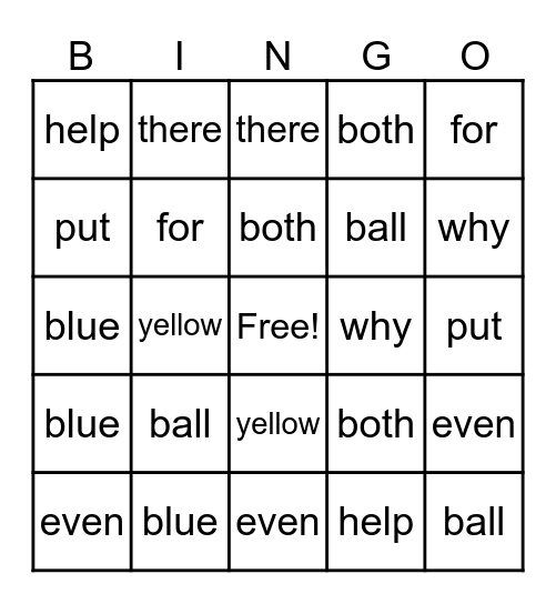 Week of 9-22-25 ELA Vocabulary 2 Bingo Card