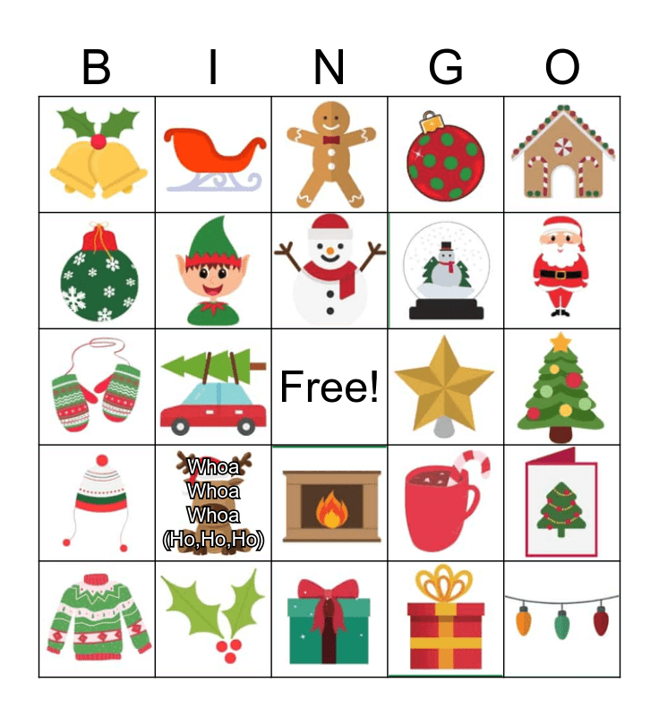 DAG X-Mas Bingo Card Bingo Card