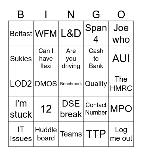 We are Number 1... but also Unit 4 Bingo Card