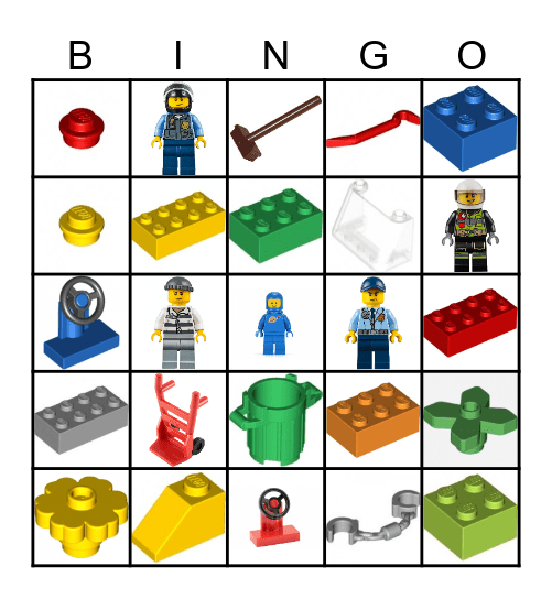 LEGO Bingo Card
