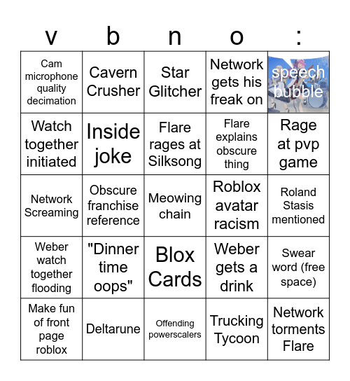 vc bingo Card