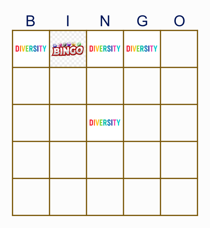 DIVERSITY Bingo Card