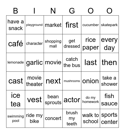 G5_REVIEW U1,2,3 Bingo Card