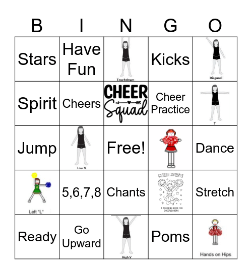 Cheer Bingo Card