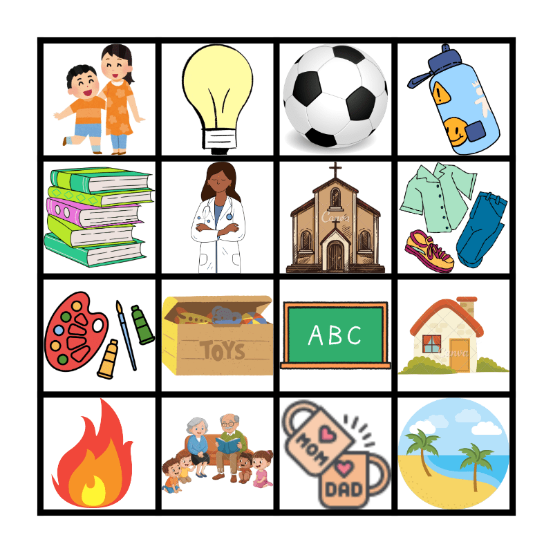 Daily Bread Housie Bingo Card