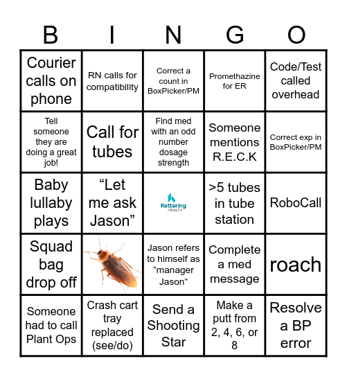 Pharmacy Week 2025 Bingo Card