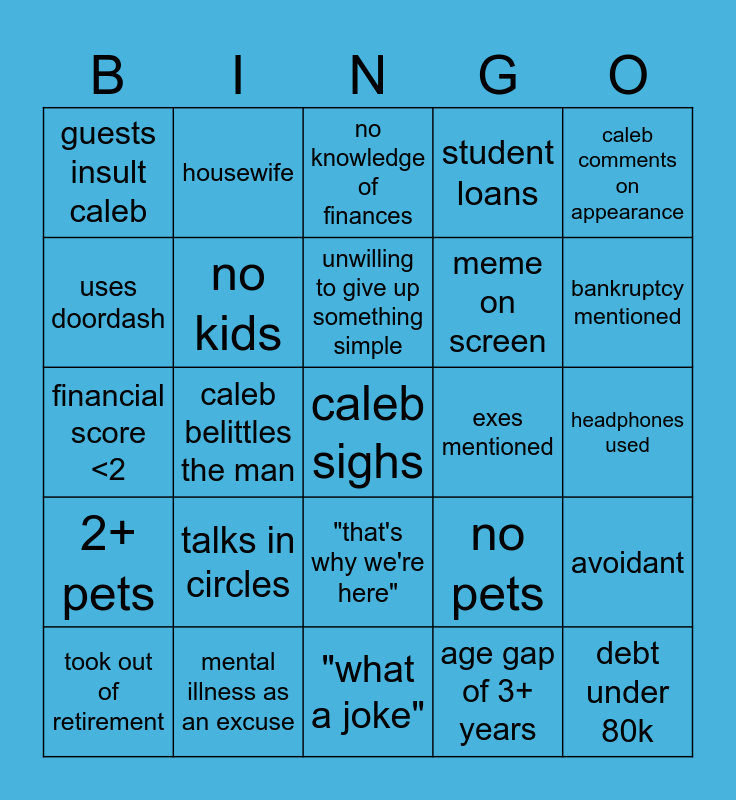 financial audit Bingo Card