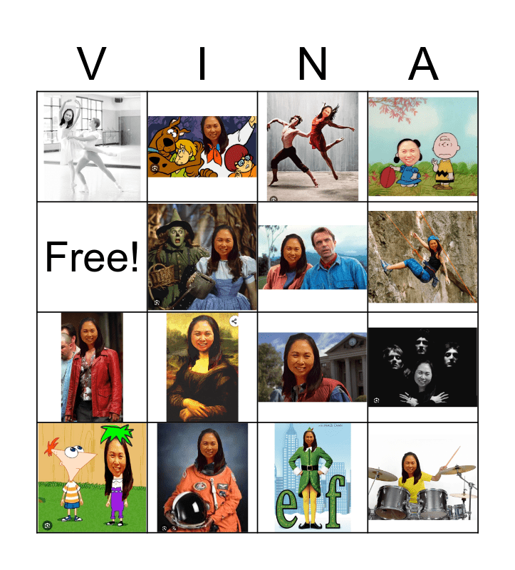 Vina Bingo Cards Bingo Card