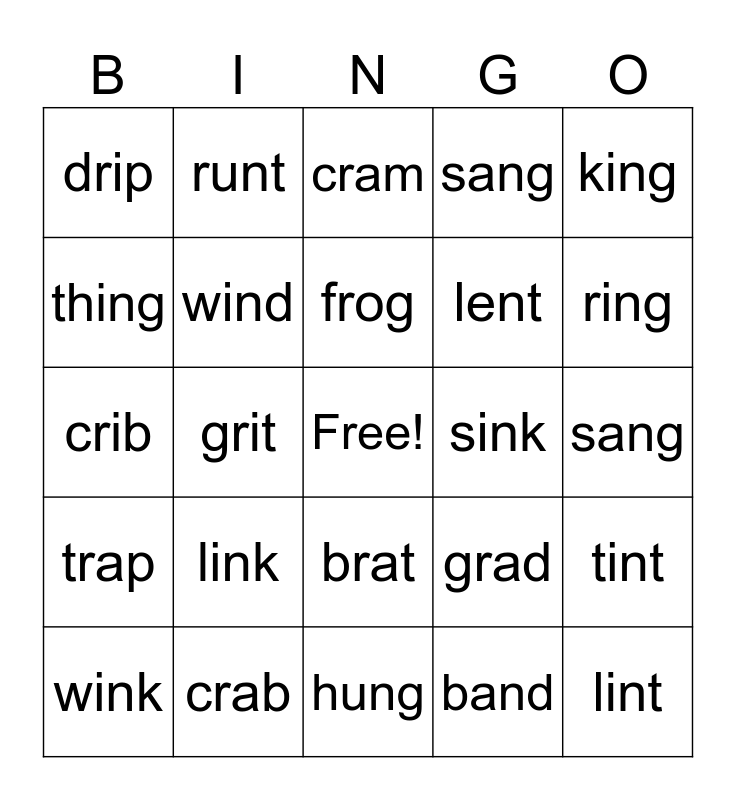 FastBridge Bingo #38 - #42 Bingo Card