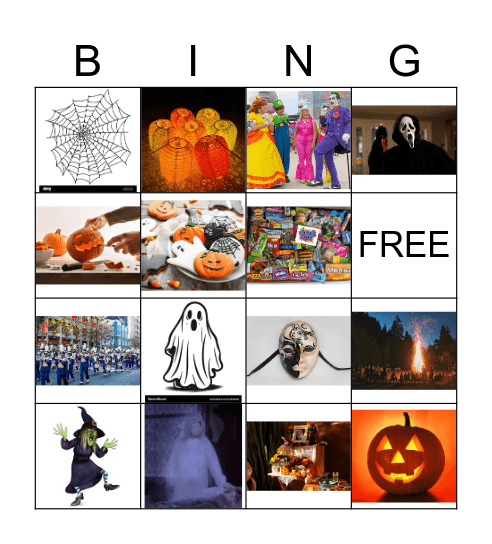 Halloween BINGO Card